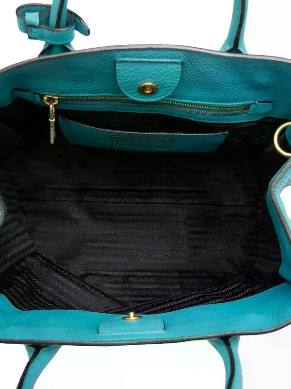 Prada 2010-2026 Vitello Daino Open Convertible Tote Satchel