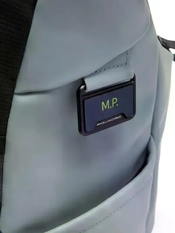 PIQUADRO Roll-top Water-resistant Backpack