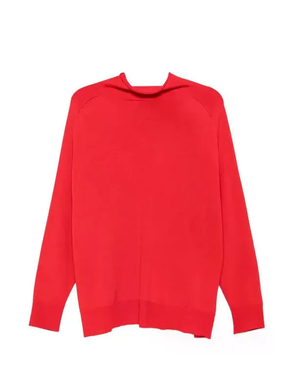 Magda Butrym Rosette-detail Asymmetric Sweater