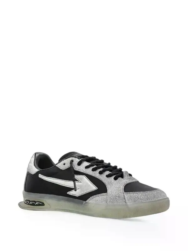 Off-White Panelled Leather Sneakers