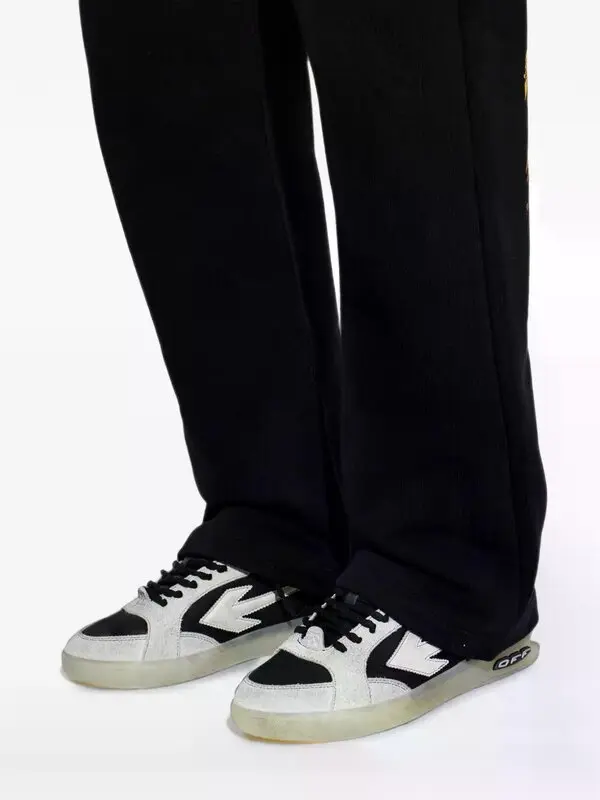 Off-White Panelled Leather Sneakers