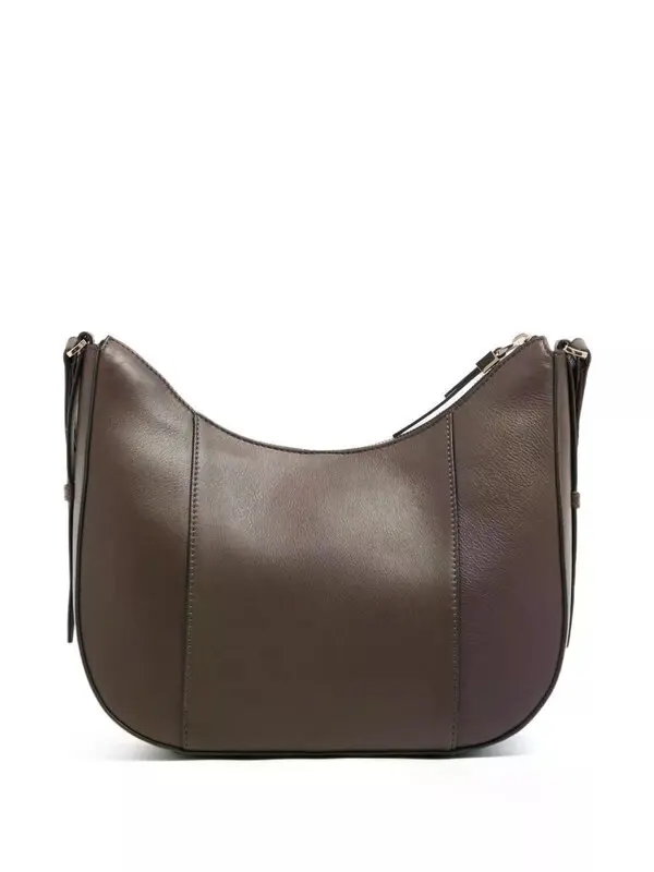 PIQUADRO Suede-panel Leather Mini Ipad® Shoulder Bag - Brown
