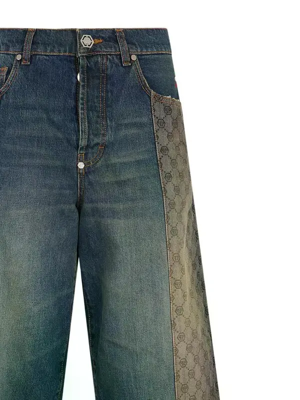 Philipp Plein Monogram-insert Jeans