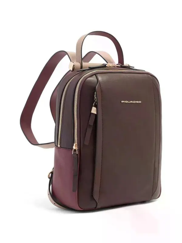 PIQUADRO Rfid Ipad® 11 Leather Backpack - Red