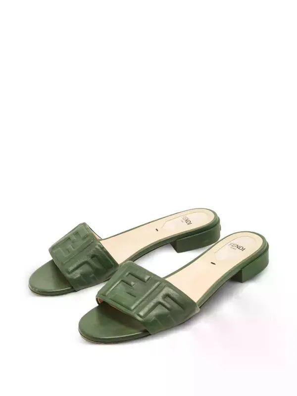 Fendi Ff Logo Sandals
