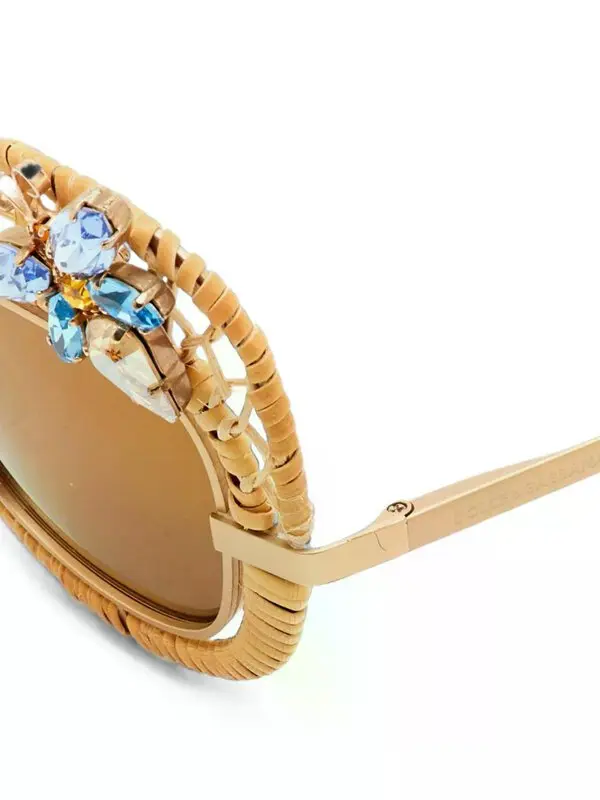 Dolce & Gabbana Dg2159 Crystal Butterfly Sunglasses