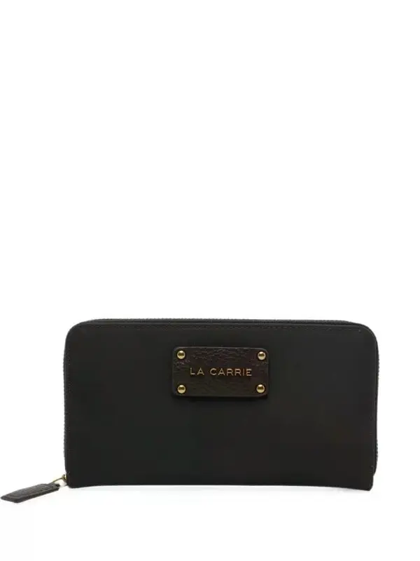 LA CARRIE Logo-plaque Zip-around Wallet