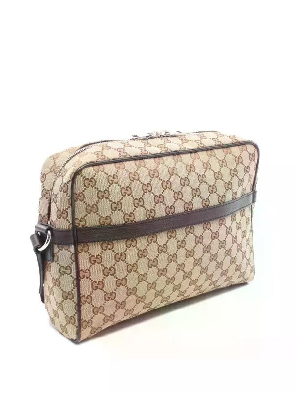 Gucci 2016-2026 Gg Canvas Messenger Bag Crossbody Bag