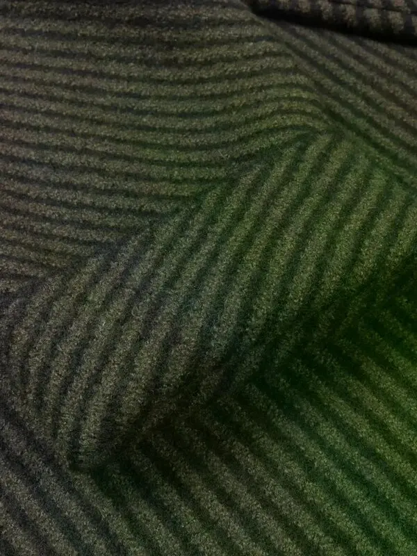 JIL SANDER 2010s Striped Wool Cardigan - Grey