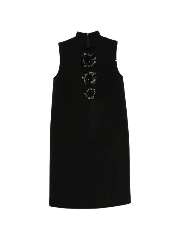 Max Mara Floral-motif Sleeveless Mini Dress