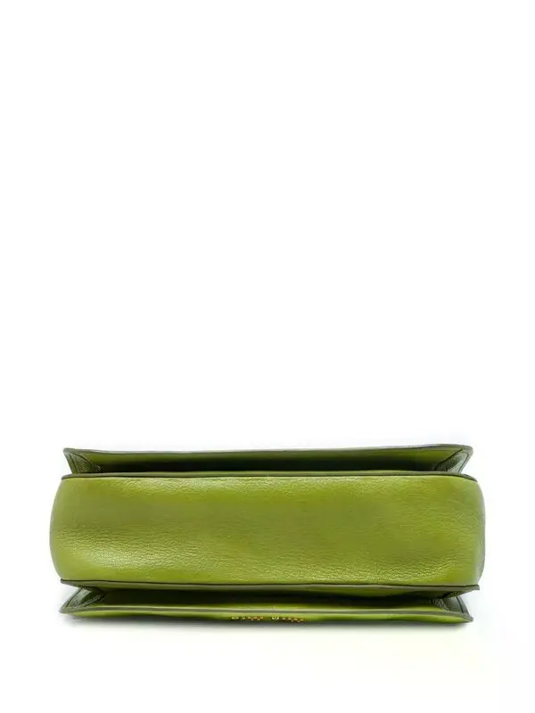 Miu Miu 2010-2026 Bicolor Goatskin Madras Satchel
