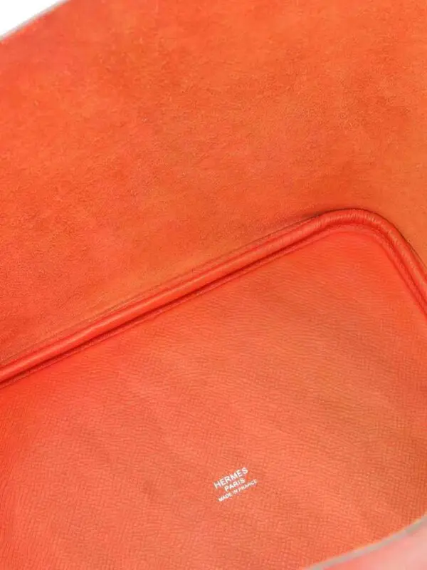Hermès 2019 Epsom Tressage Picotin Lock 22 Handbag - Orange