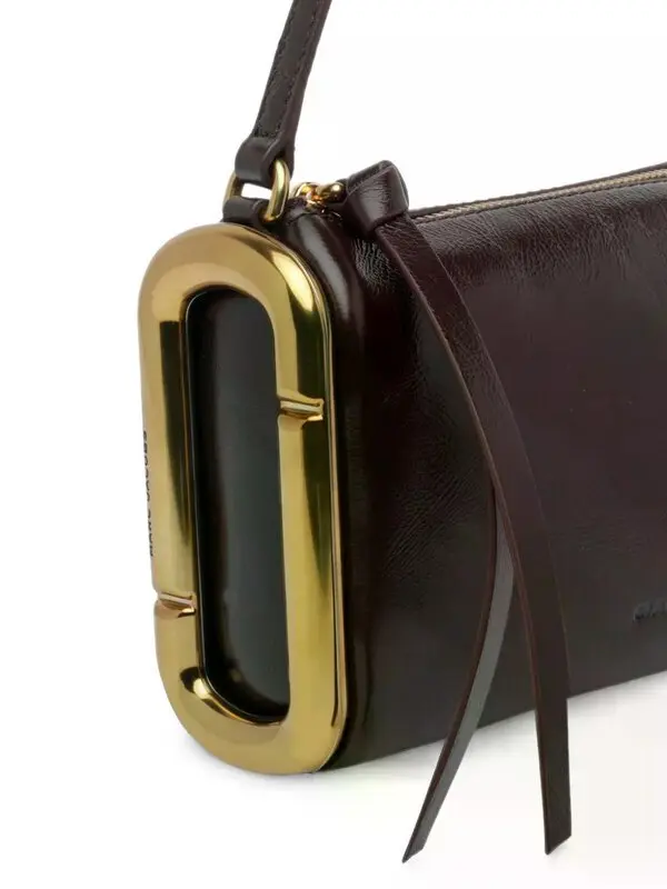 Marc Jacobs The Small Scene Logo-debossed Leather Shoulder Bag