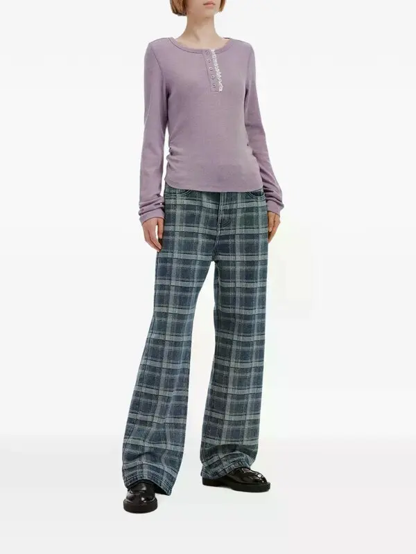 B+AB Plaid Jeans