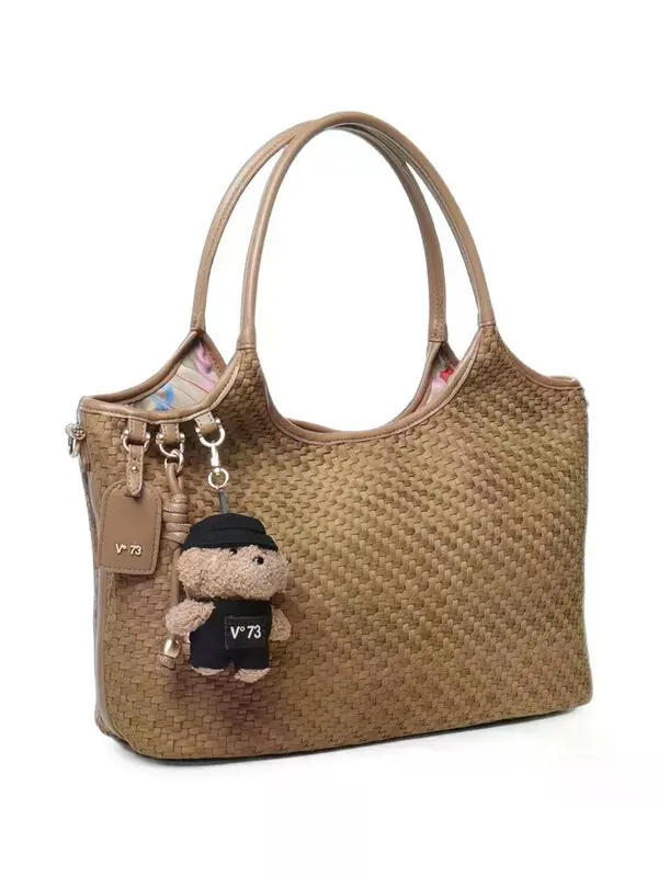 V°73 Zelda Woven-effect Shoulder Bag