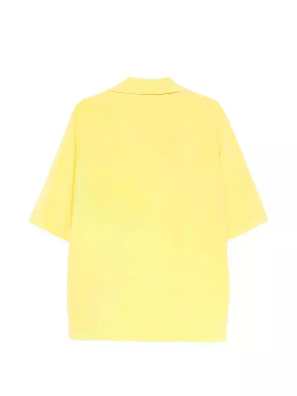 SANTANIELLO Glicine Corduroy Short-sleeve Shirt