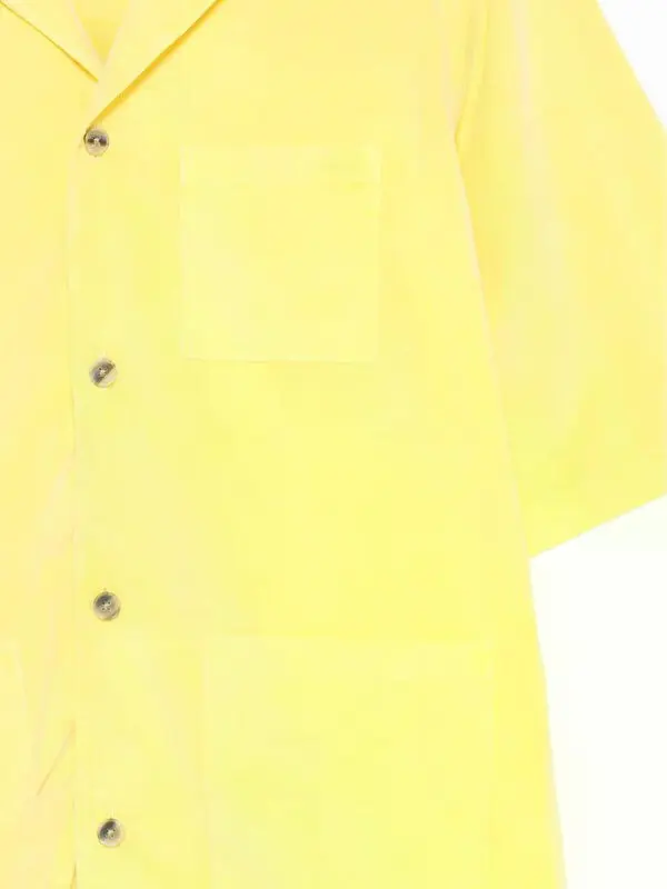 SANTANIELLO Glicine Corduroy Short-sleeve Shirt