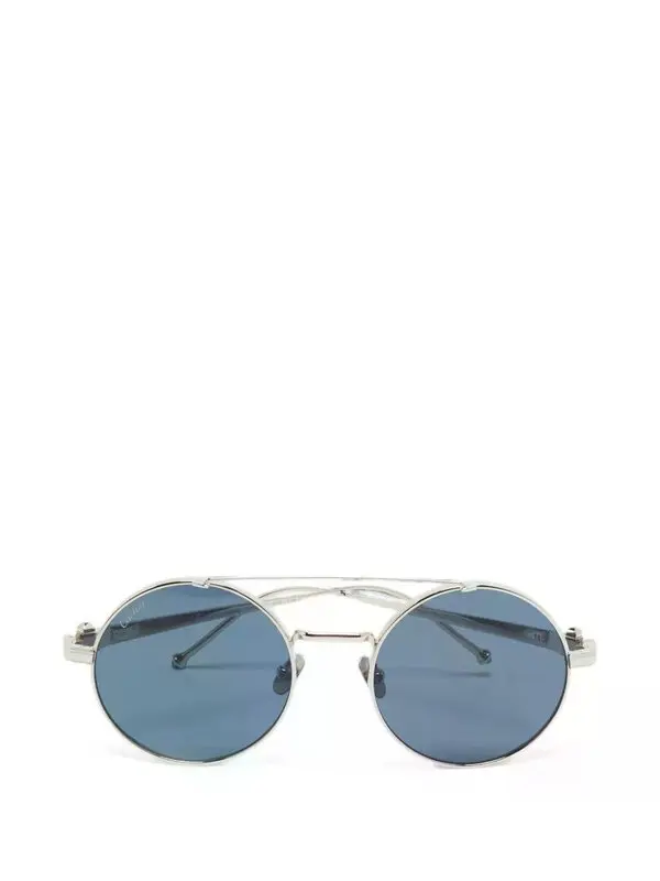 Cartier Pasha De Round-frame Sunglasses - Silver