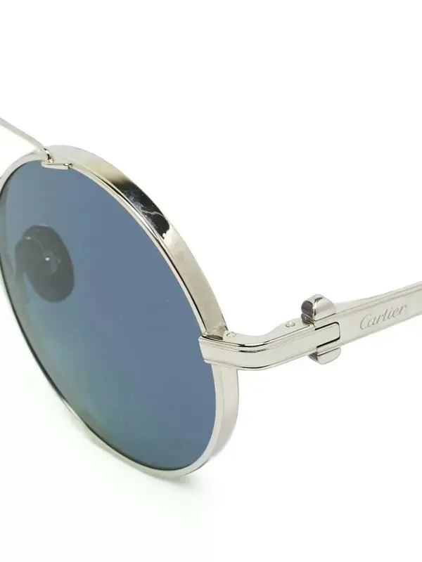 Cartier Pasha De Round-frame Sunglasses