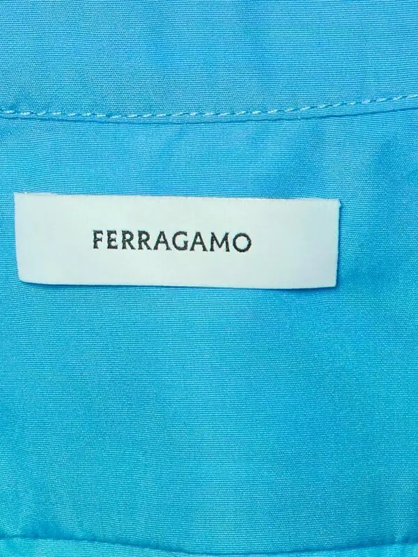 FERRAGAMO Band Collar Tunic Dress