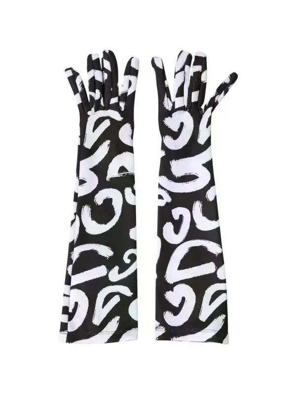Dolce & Gabbana Dg Logo Elbow-length Gloves