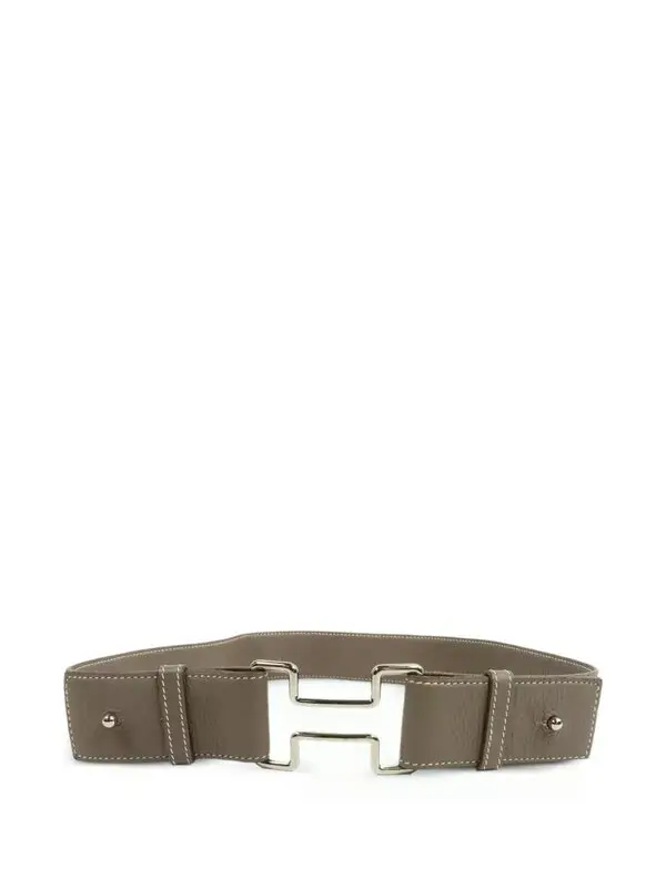 Hermès Constance Leather Belt - Grey