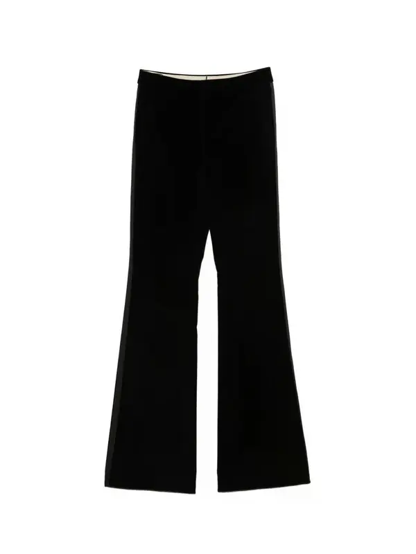 Max Mara Side-stripe Velvet Trousers