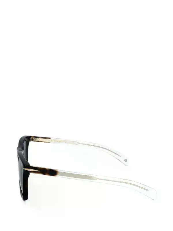 DB EYEWEAR BY DAVID BECKHAM Tortoiseshell-effect Square-frame Sunglasses