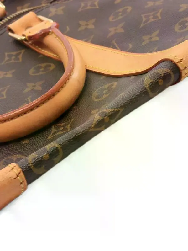 LOUIS VUITTON 1997 Keepall Bandoulière Monogram Travel Bag - Brown