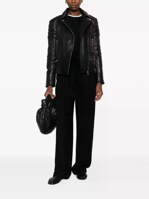 TOTEME Leather Biker Jacket