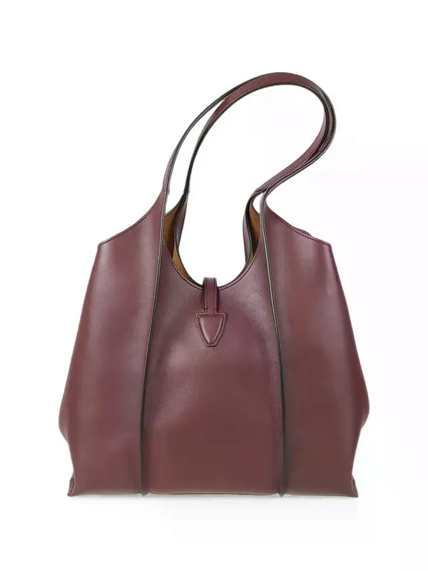 TOD'S T Timeless Leather Tote Bag - Red