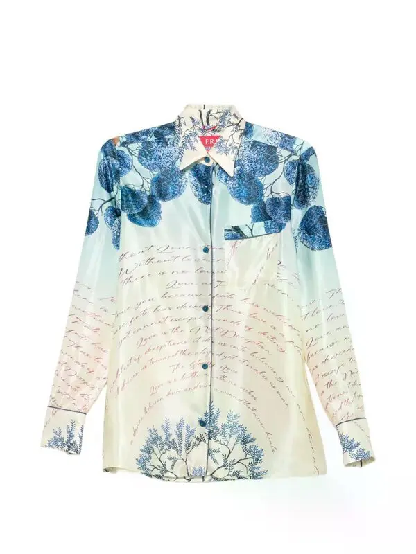 F.R.S FOR RESTLESS SLEEPERS Graphic-print Button-down Shirt