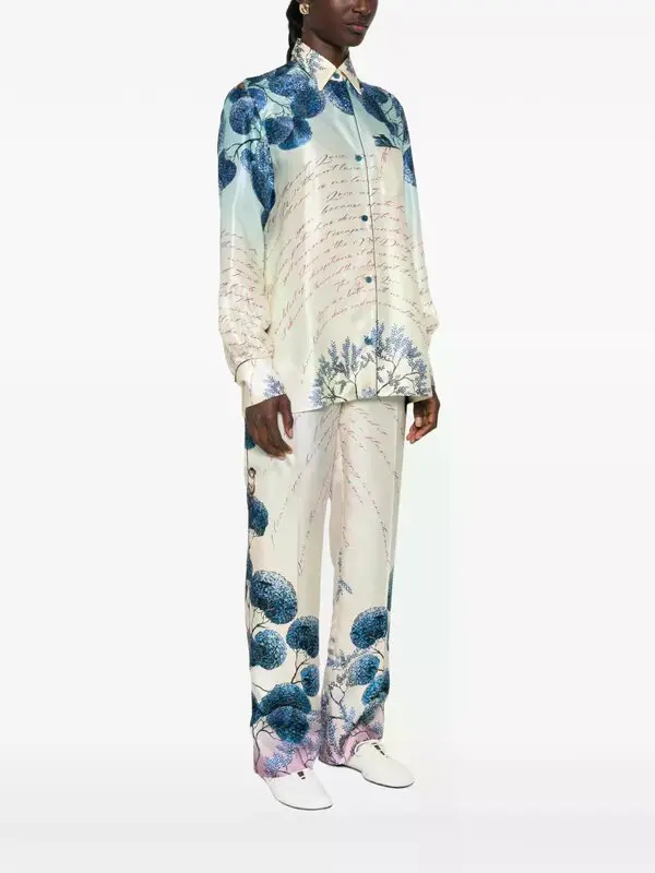 F.R.S FOR RESTLESS SLEEPERS Graphic-print Button-down Shirt