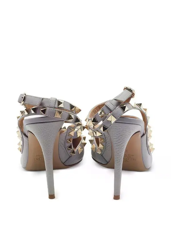 Valentino Garavani Rockstud Caged Pumps - Grey