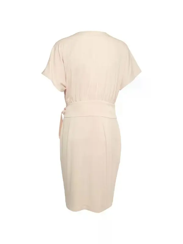 ARMANI Ring Buckle Wrap Dress