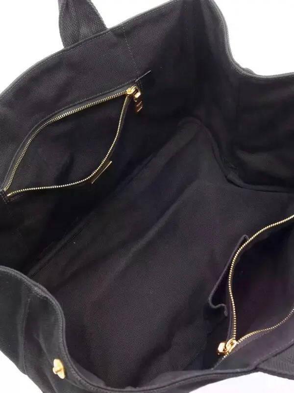 Prada 2010s Canapa Tote Bag - Black