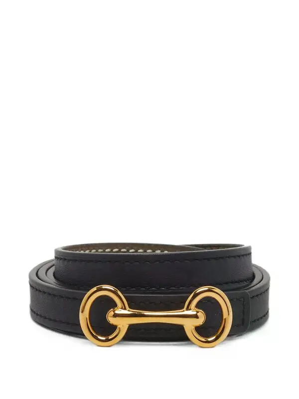 Hermès 2023 Heritage Horsebit Belt - Black