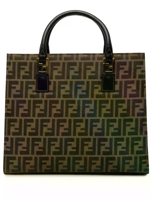 Fendi 20th Century Zucca Canvas Tote Bag