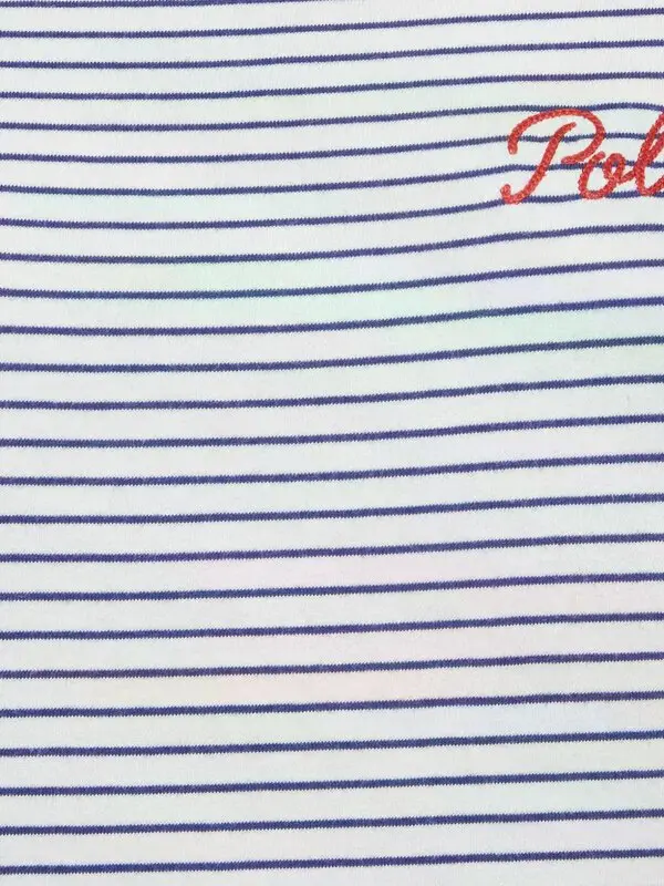 Polo Ralph Lauren Striped Long-sleeve Top - White
