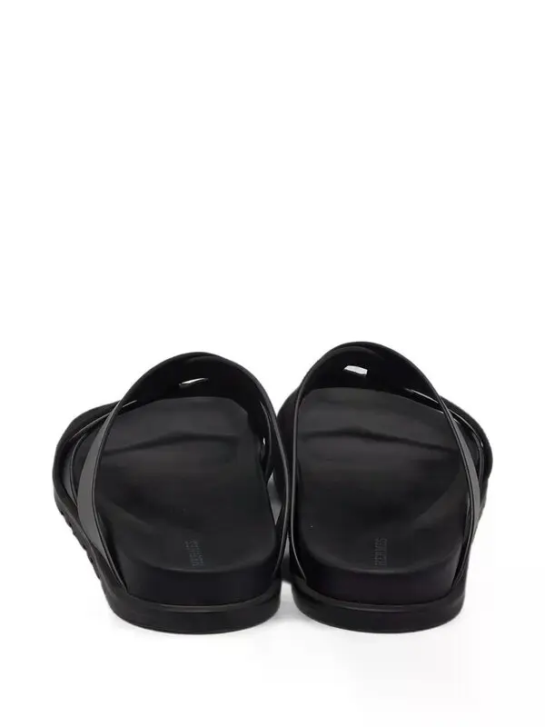 Hermès Kazimir Leather Suede Sandals