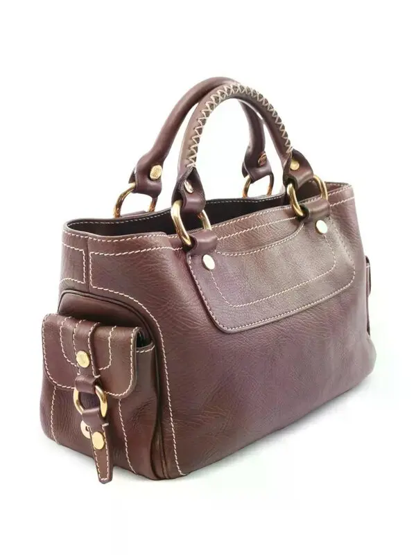 Celine 2000s Boogie Leather Tote Bag
