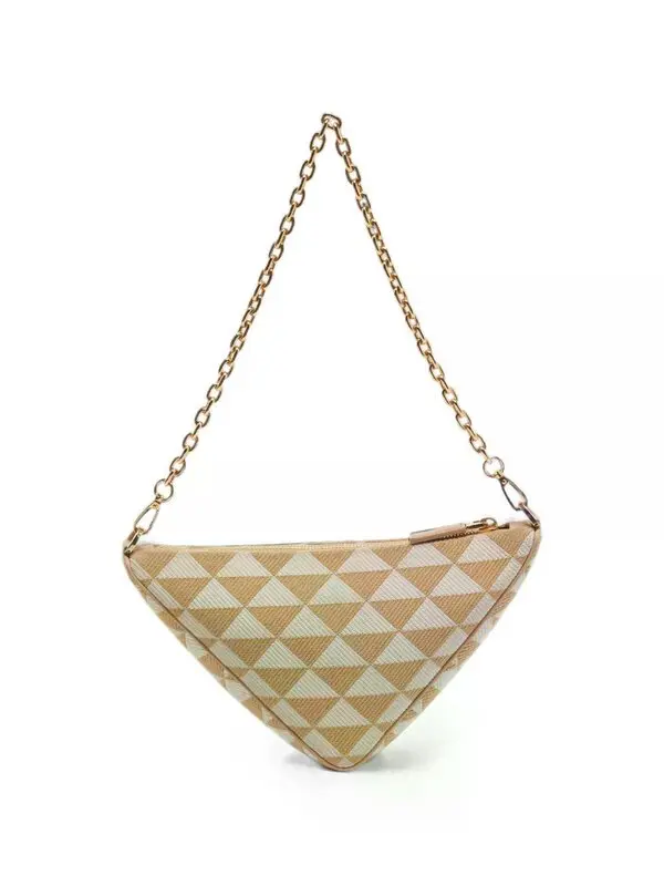 Prada Triangle Symbole Logo-plaque Shoulder Bag