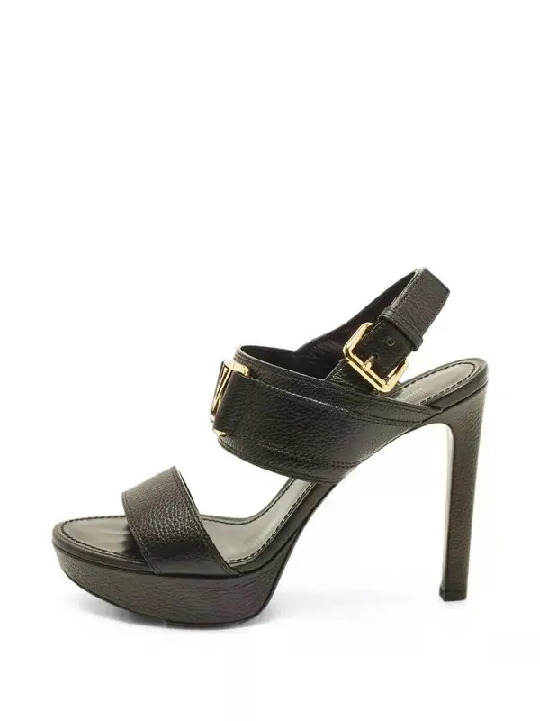 LOUIS VUITTON Horizon Platform Sandals - Black