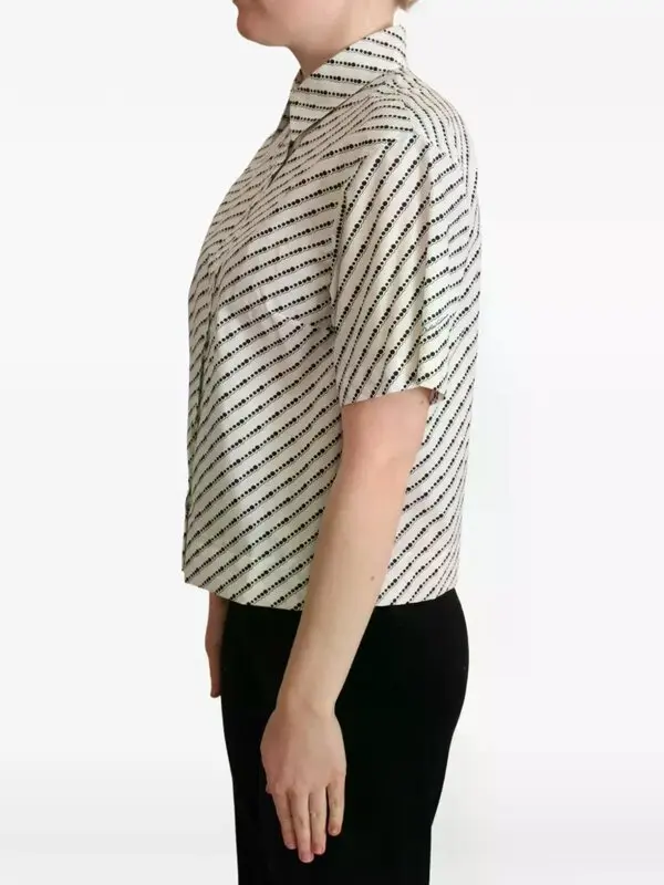 Dolce & Gabbana Dotted-print Short-sleeve Shirt