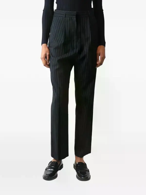 MAISON MARGIELA Pinstripe Tapered Trousers