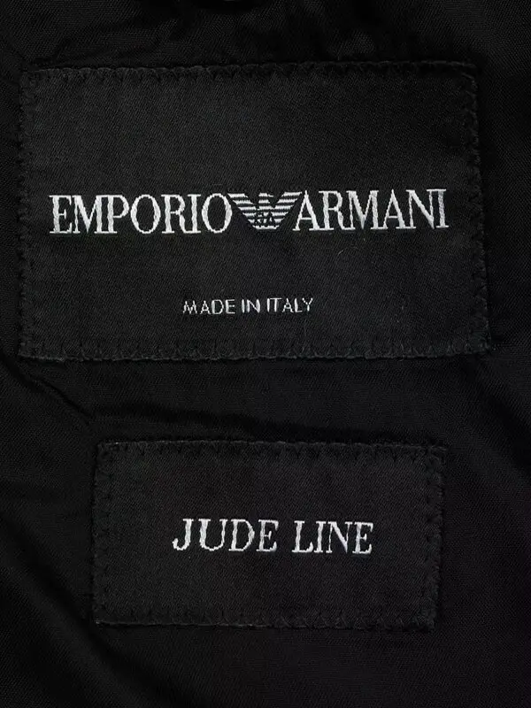 Emporio Armani Jude Single-breasted Blazer - Black