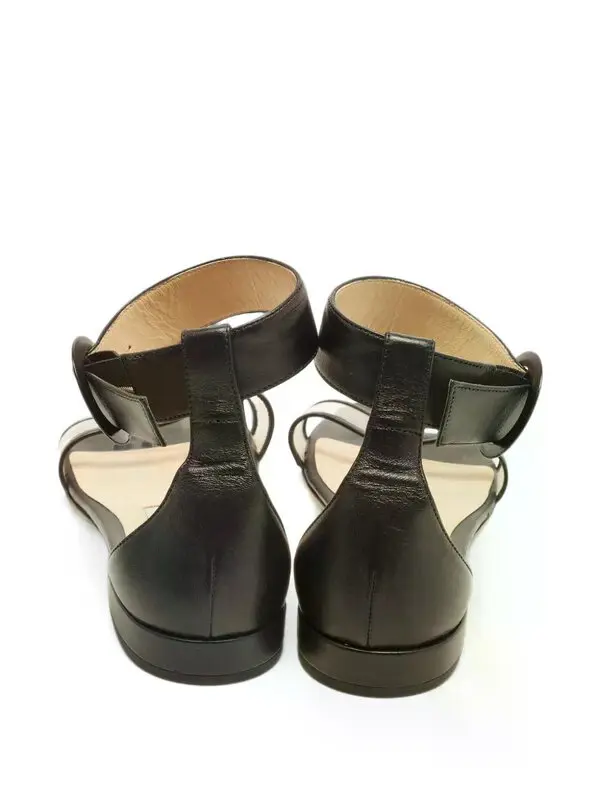 JIMMY CHOO Jaimie Ankle-strap Flat Sandals