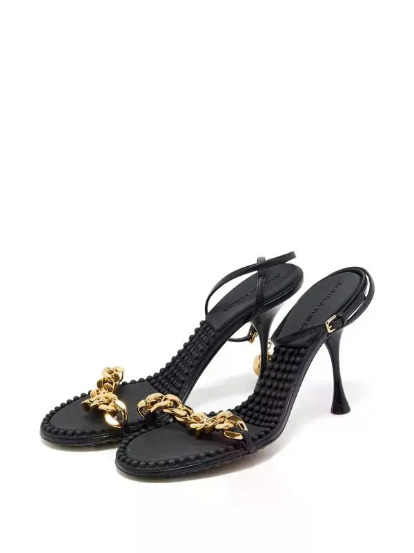 Bottega Veneta Dot Ankle-strap Sandals - Black