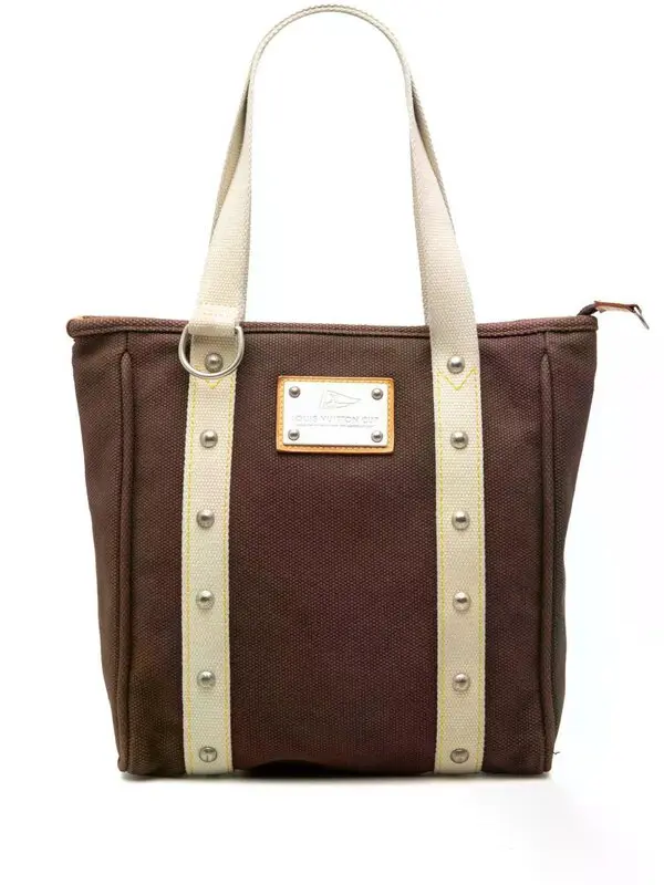 LOUIS VUITTON 2005 Antigua Cabas Mm Tote Bag