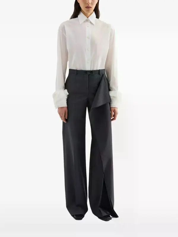 JIL SANDER Cotton Muslin Shirt - White